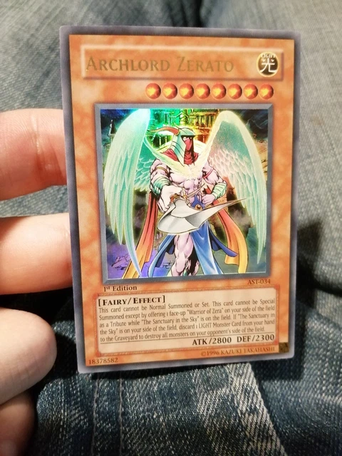 YUGIOH CARD ARCHLORD Zerato AST-034 Ultra Rare 1st Edition American ...