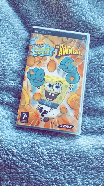 SPONGEBOB SQUAREPANTS THE Yellow Avenger (Sony PSP, 2006) £1.75 ...