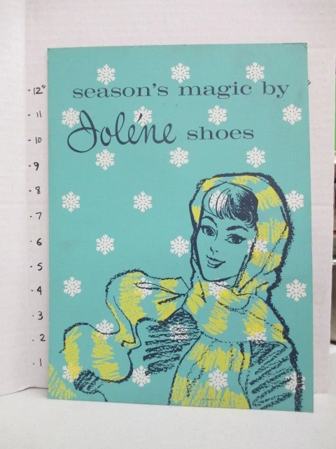 JOLENE SHOES 1960S store display sign women's clothing Season Magic ...