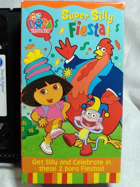 DORA THE EXPLORER ~ Super Silly Fiesta~ VHS ~Nick Jr Boot’s Learn ...