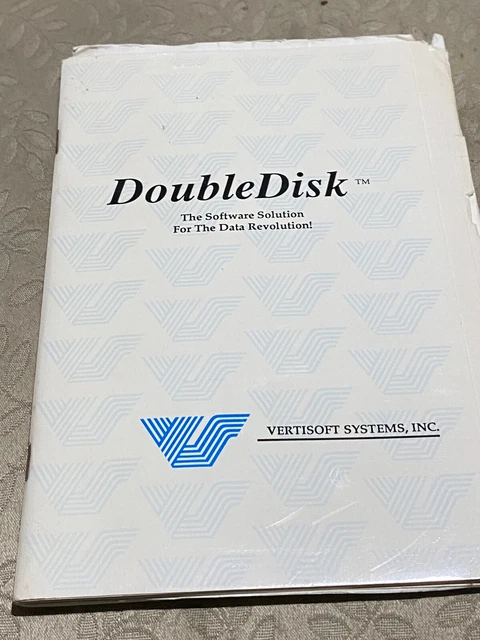 DOUBLEDISK MANUAL (VIRTUAL Hard Disk Extension software) $9.99 - PicClick AU