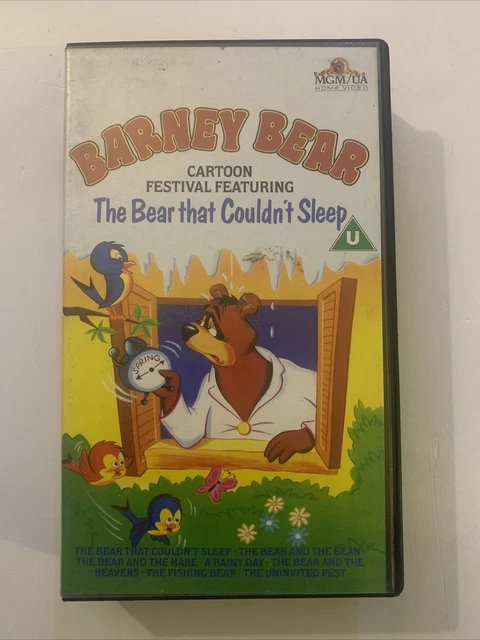 BARNEY BEAR - vhs video tape - Cult Classic - The Bear That Couldn’t ...