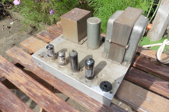 VINTAGE EL 84 Valve Amplifier,Parmeko Transformer, For Restoration ...