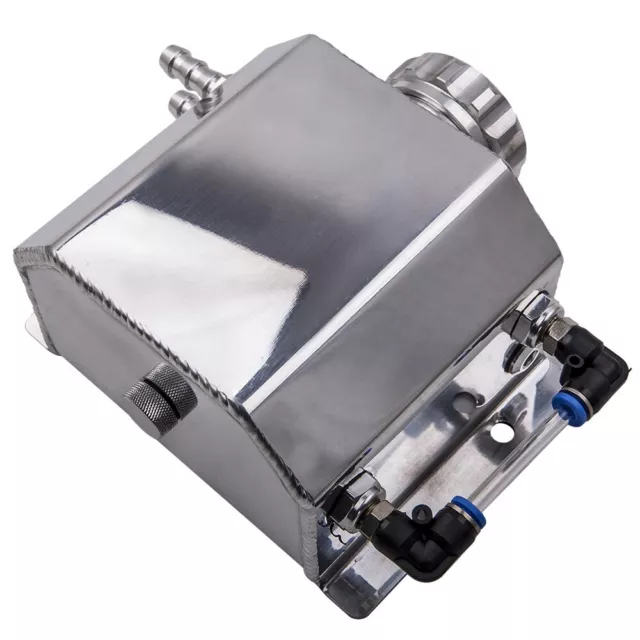 UNIVERSAL 1L CAR Engine Oil Catch Can Tank Reservoir Breather Coolant ...