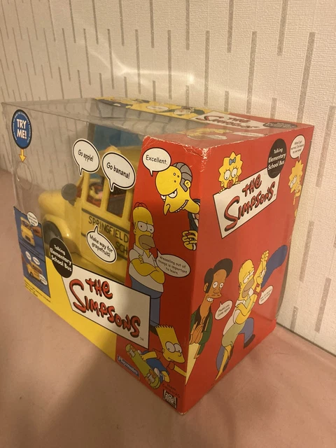 SIMPSONS WORLD OF Springfield wos action figure SCHOOL BUS playmates £ ...