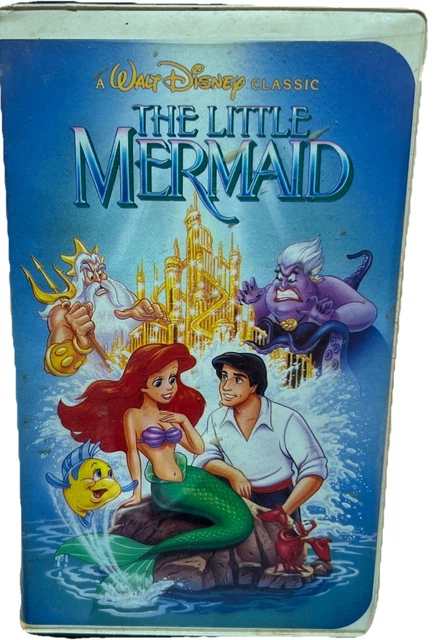 THE LITTLE MERMAID (VHS) Banned/Recalled Controversial. Cover is in ...