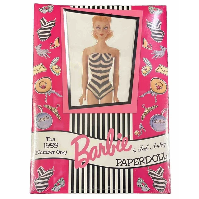 BARBIE PAPER DOLL The 1959 Number One By Peck Aubry Sealed $13.49 ...