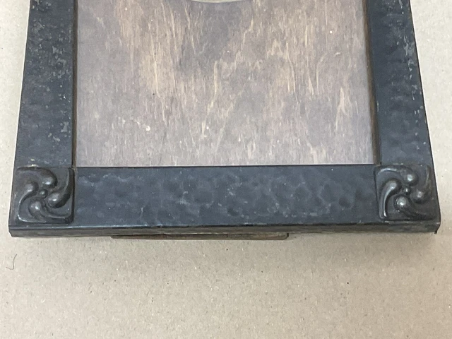 ANTIQUE ARTS AND Crafts Movement Planished A Frame Metal Photo Frame ...