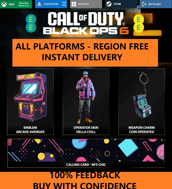 🔥ULTRA RARE🔥 CALL Of Duty Black Ops 6 Hella Chill Operator Skin Bundle ...