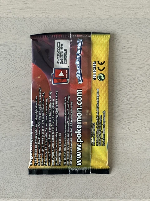 POKÉMON SUN & Moon Dragon Majesty Booster Pack x 1 £45.99 - PicClick UK