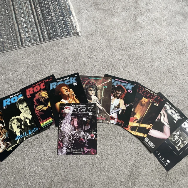 THE HISTORY OF Rock Magazine Issue 90 To 99 £5.45 - PicClick UK