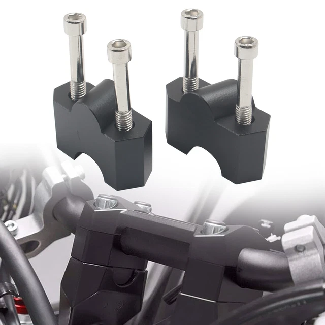 FOR KAWASAKI Z750 2004-2011 Z1000 2003-2016 Black CNC Handle Bar Riser ...