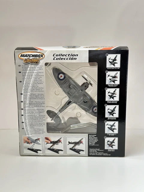 2002 MATCHBOX COLLECTIBLES Supermarine Mk II Spitfire Airplane – Mattel ...