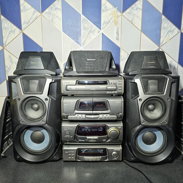 TECHNICS SA-EH600 STEREO Stack System HiFi Separates Speakers Surround ...