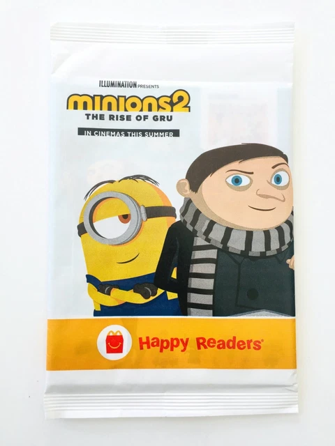 MCDONALD'S HAPPY READERS Book 'Gru's Gadget Guide' - Minions 2 The Rise ...