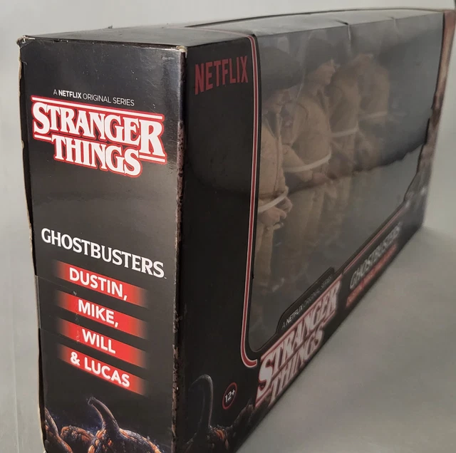 RARO! MCFARLANE TOYS ""Stranger Things: Ghostbusters: Dustin, Mike ...