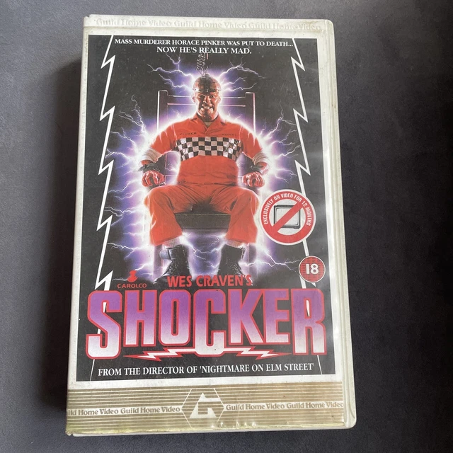 SHOCKER VHS BIG Box Ex Rental Wes Craven Horror £9.99 - PicClick UK