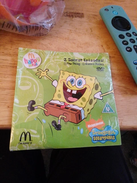 MCDONALDS UK HAPPY Meal SpongeBob Squarepants PROMO DVD 2007 Read ...