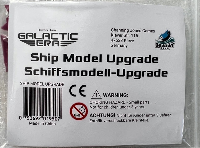 GALACTIC ERA SHIP Models Seajay Game Expansion Board Game Strategy Game ...