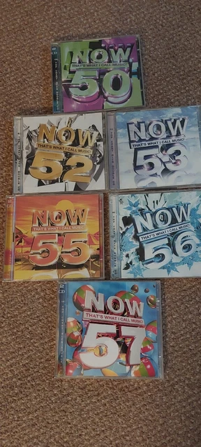 NOW THATS WHAT I Call Music Bundle Of Cds (Six Total) NOW 50, 52, 53 ...