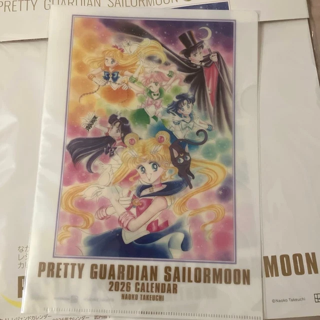 SAILOR MOON PRETTY Guardian 2026 Wall Calendar Limited Clear File ...