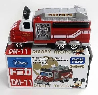 JOLLY FLOAT/FIRE TRUCK Mickey Mouse Red x Silver Tomica Disney Motors DM Minicar £51.38 ...