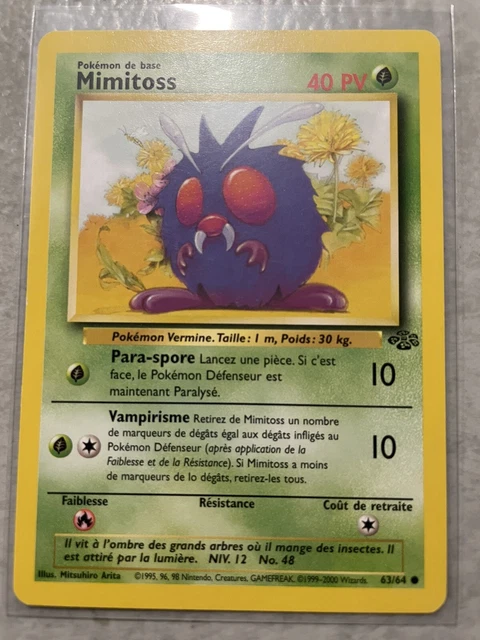 CARTE POKÉMON - Mimitoss 63/64 - Jungle - FR EUR 1,00 - PicClick FR