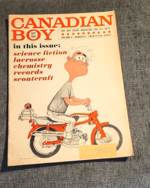 BOY SCOUTS OF Canada Canadian Boy Magazine September 1966 $3.99 ...