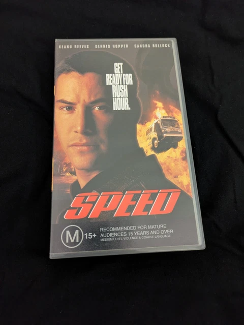 SPEED VHS MOVIE Keanu Reeves Denis Hopper Sandra Bullock $15.00 ...