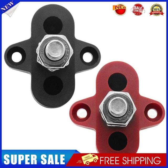 BUS BAR POWER Terminal Block Heavy Duty M8 Positive Power Distribution ...