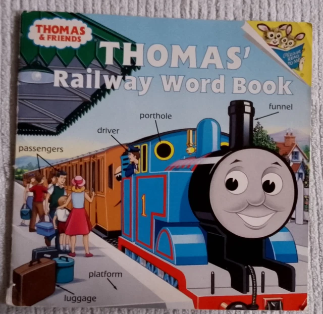 THOMAS THE TANK Engine Railway Word Book PB Pictureback book 2000 ...