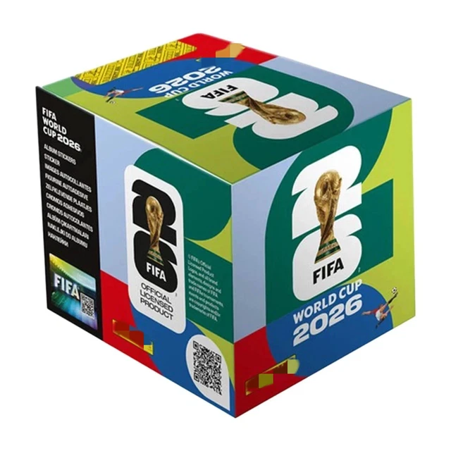 IN-STOCK WORLD CUP 2026 Sticker - Box of 50 Packets 350 Stickers ...