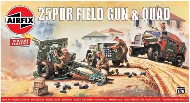 AIRFIX 25PDR FIELD Gun & Quad Model (US IMPORT) EUR 21,34 - PicClick DE