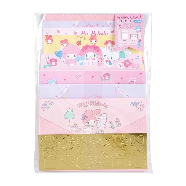 SANRIO MY MELODY Kuromi My Sweet Piano Letter Set / Made in Japan 2022 ...