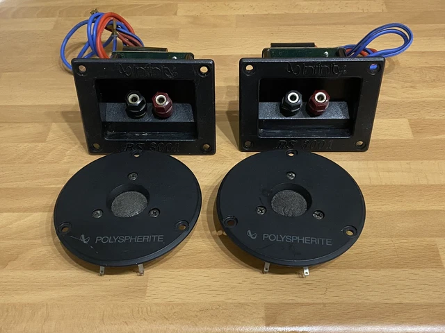 VINTAGE INFINITY RS 3001 speaker crossovers with polycell tweeters £20. ...