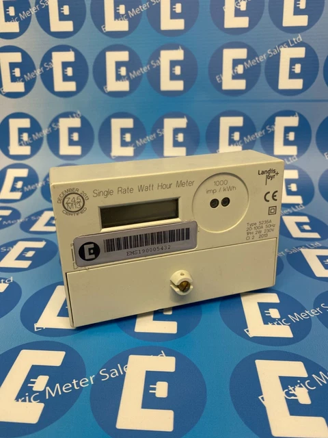 LANDIS GYR E100 5235 5196 Electricity Meter- 100amp Single Phase ...
