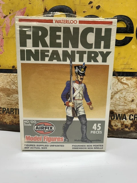 AIRFIX PLASTIC 1/72ND scale Waterloo French Infantry 1981 figure lot ...