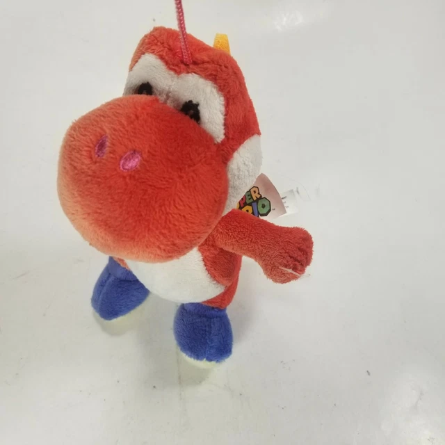 GENUINE SUPER MARIO Bros Red Yoshi Stuffed All Star Plush 7" £15.11 ...