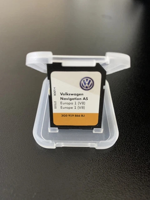 GENUINE VW DISCOVER Media Mib2 Sat Nav Navigation Sd Card Europe V8 ...