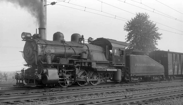 PRR PENNSYLVANIA RAILROAD locomotive, engine No 5346 Old Train Photo $9 ...