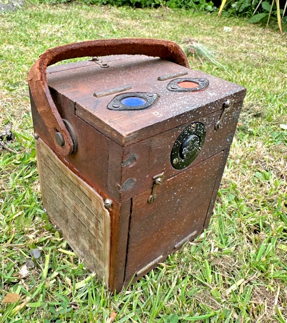 WW2 RAF AIR Ministry Magneto Tester /Synchroniser Wooden Case Wired .5A ...