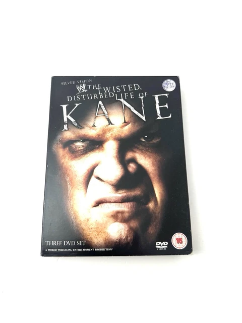 WWE THE TWISTED And Disturbed Life Of Kane Dvd Set 3 Discs Vgc ...