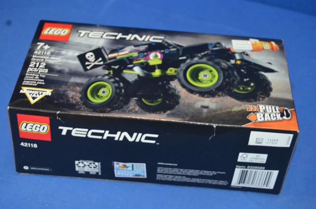 LEGO TECHNIC MONSTER Jam Grave Digger Truck Set Building Kit (212 ...