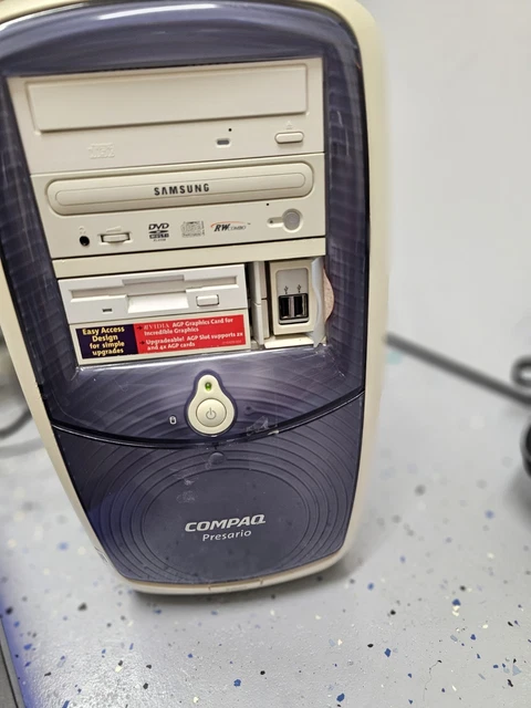 COMPAQ PRESARIO SERIES 5000 5WV254 Desktop retro Computer Tower windows ...