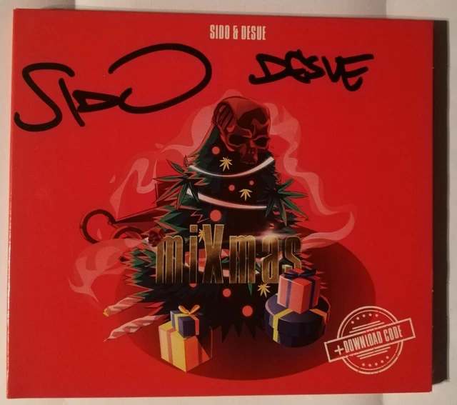 SIDO & DJ Desue "Mixmas" Mixtape Weihnachtsshow 2022 handsigniert Sido ...