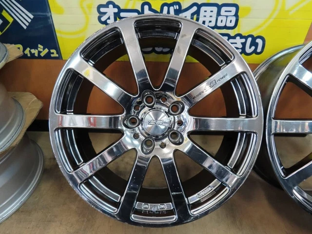 HONDA MUGEN NR 18 inch aluminum wheel 7.5J +55 5 holes PCD114.3 black ...