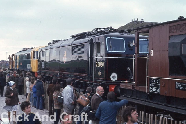 35MM SLIDE BR British Rail Train Class 76 EM1 No. 26020 BO+BO Electric ...