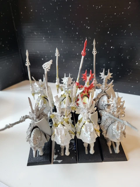 WARHAMMER FANTASY 8X High elf Dragon Princes Of Caledor - 90s metal OOP ...