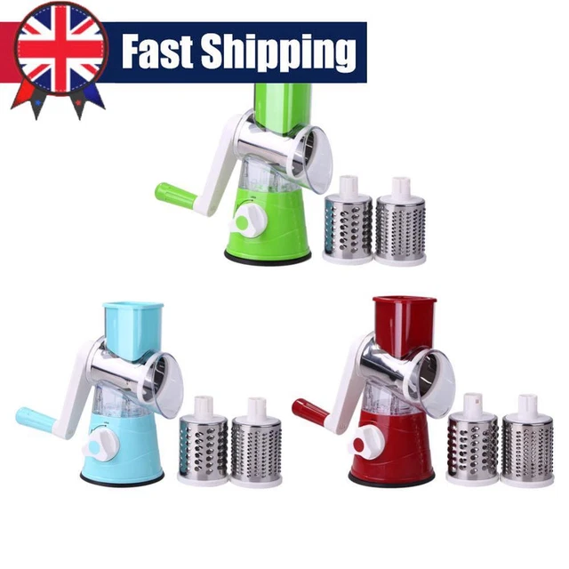 MANUAL VEGETABLE FRUIT Potato Round Cutter Slicer Shredder Kitchen ...