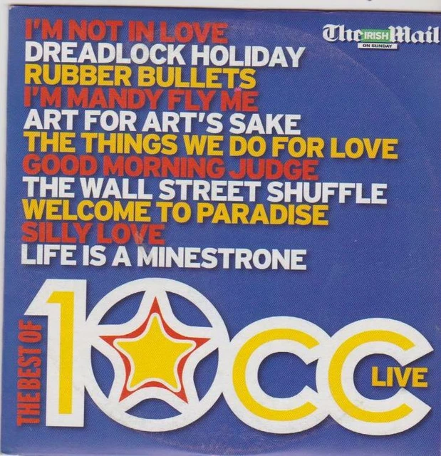 10CC PROMO CD Album The Best Of Live EUR 3,50 - PicClick FR